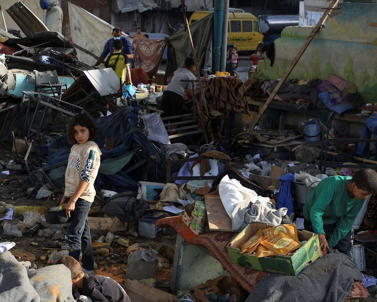 Israeli Strike on Gaza School Kills 33—Army Says Militants Were Hiding ...