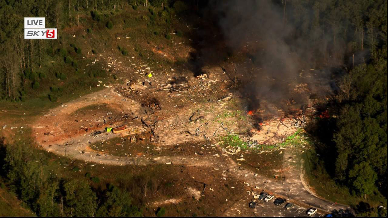 Explosion at the Precise Energetic Systems Military Plant in Tennessee ...